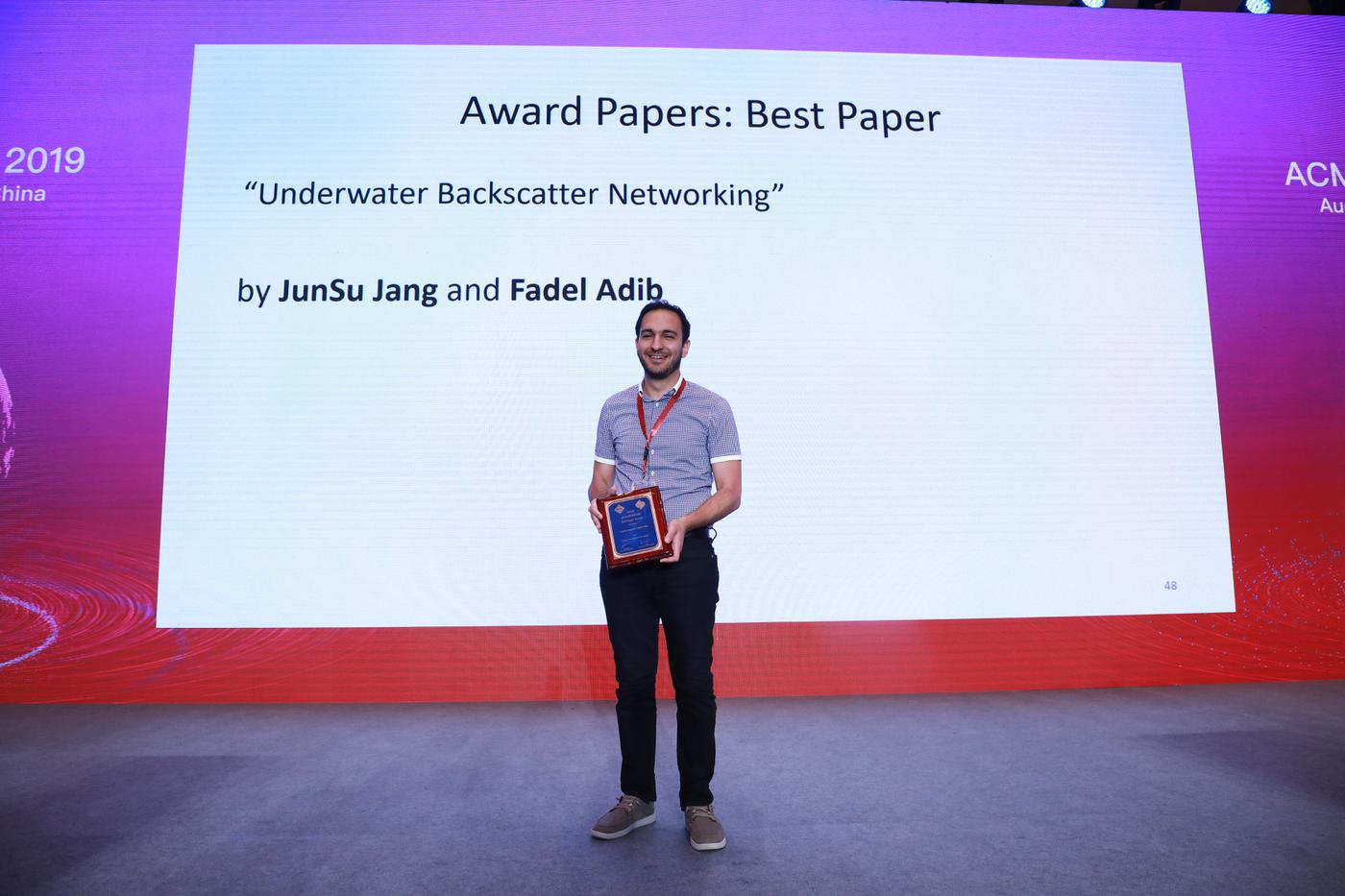 Underwater Backscatter wins SIGCOMM Best Paper Award — MIT Media Lab