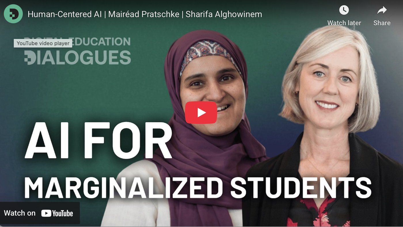 Human-Centered AI | Mairéad Pratschke | Sharifa Alghowinem — MIT Media Lab